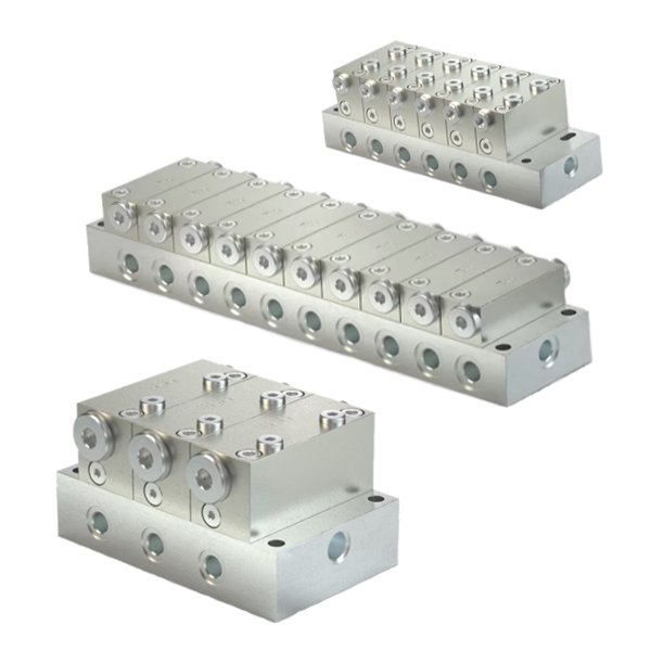 Modular progressive metering devices | HENNLICH Good Idea