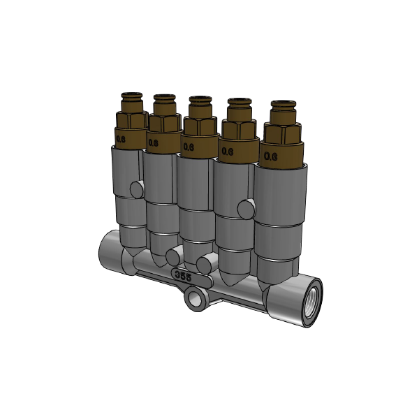 MONOFLEX SINGLE LINE DISTRIBUTOR 355-0VS-77777-ZZ | HENNLICH Good Idea